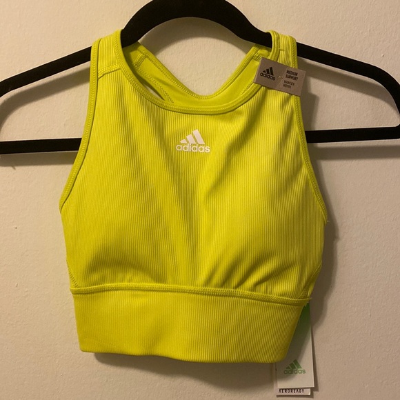 adidas | Intimates & Sleepwear | Nwt Adidas Neon Sports Bra | Poshmark